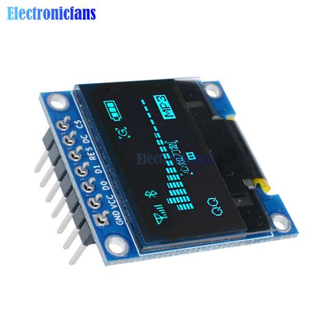 Blue V Inch OLED Module X OLED LCD LED Display Module For Arduino IIC I C