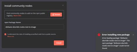 My Custom Node Can T Be Installed Questions N N