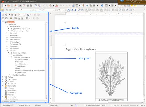 Does Libreoffice Have An Outline View Similar To Microsoft 2010