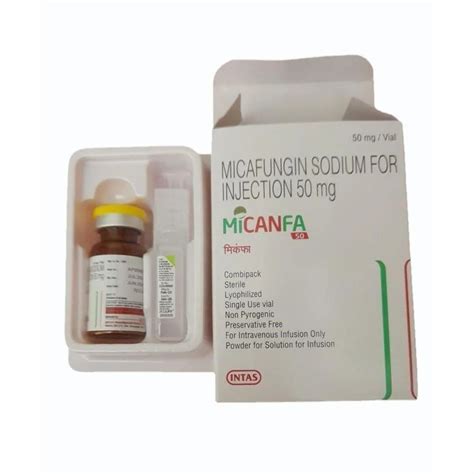 Micafungin Sodium Injection 50 Mg Vial 1 Vial At ₹ 2600 Box In Mumbai