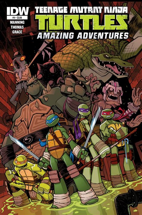 Teenage Mutant Ninja Turtles Amazing Adventures 4 Comic Art