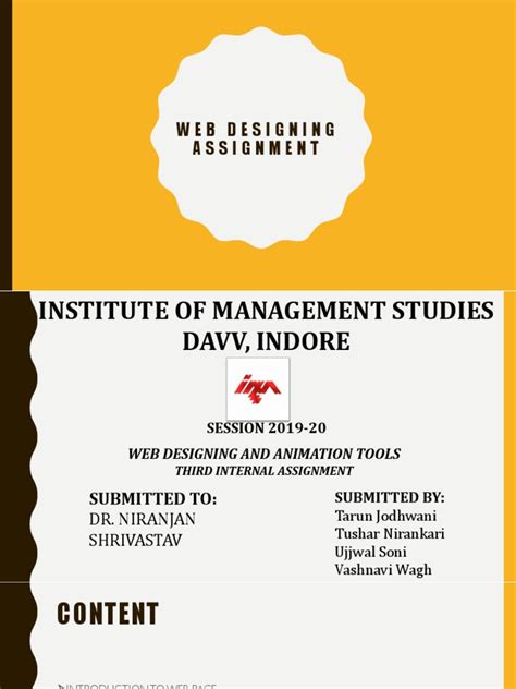 Web Designing Assignment Pdf Websites Html