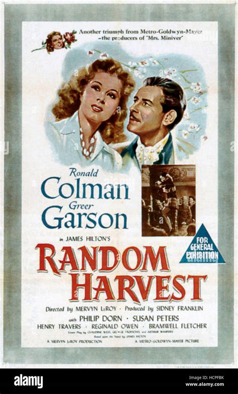 Random Harvest Top From Left Greer Garson Ronald Colman On