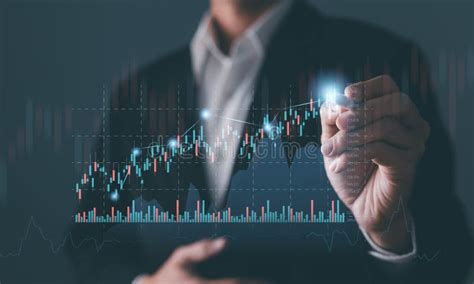 Stock Market Trading Business Man Discussing And Analysis Graph Stockstock Chart Concept