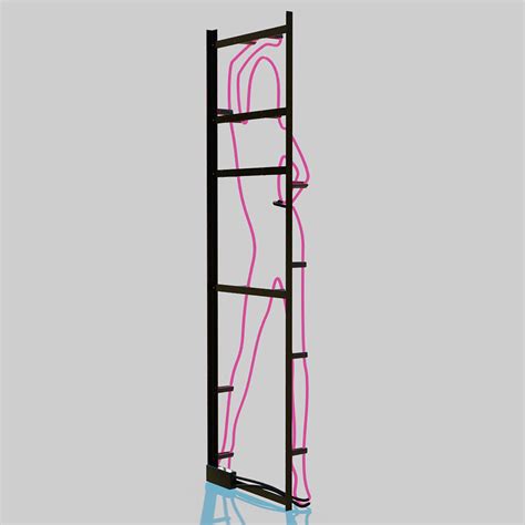 Neon Girl Sign 3d Model By Kambur