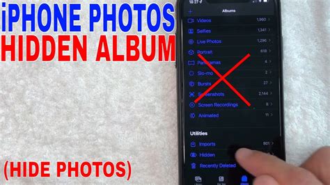 How To Create Hidden Photo Album On IPhone YouTube