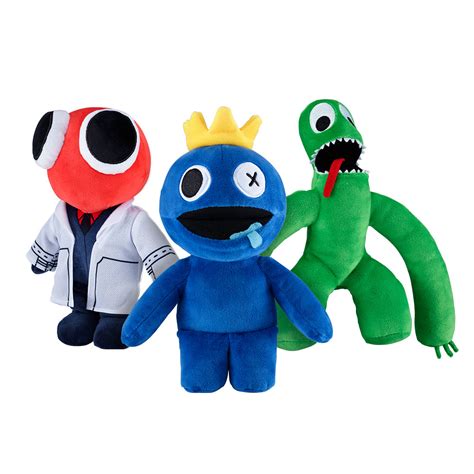 Rainbow Friends Collectible Plushies Complete Set Three 8 Plushies