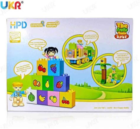 Ukr Duplo Blocks Train Fruit 54 Duplo Pieces Educational Features Perfect T For Age 18
