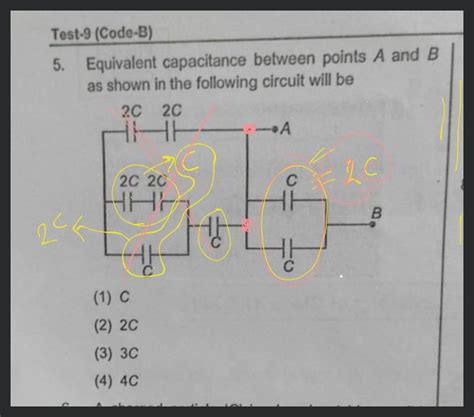 The Equivalent Capacitance Between Terminals A And B In The Circuit Shown