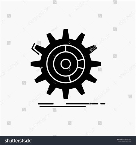 Setting Data Management Process Progress Glyph Stock Vector Royalty Free 1256080492 Shutterstock