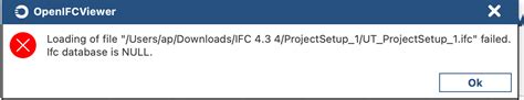 No Database Found Error For Majority Of Projects · Issue 127 · Buildingsmartsample Test Files