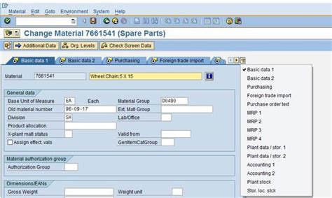 All Tabs In Mm02 Is Not Visible Sap Community