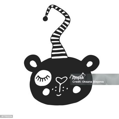 귀여운 손 스 칸디 나 비아 스타일에서 곰 자 보육 포스터 그려 벡터 일러스트 레이 션 T 셔츠에 대한 스톡 벡터 아트 및 기타 이미지 T 셔츠 겨울 경외감 Istock