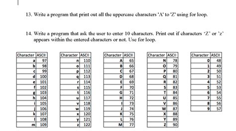 Solved 13 Write A Program That Print Out All The Uppercase