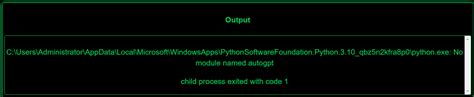 python can t open file users maximiliandoelle projects auto gpt scripts main py [errno 2