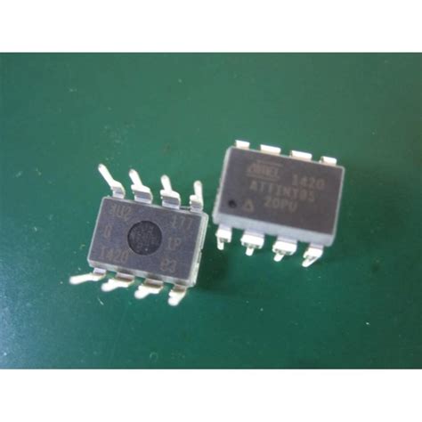 Attiny85 20pu Attiny85 8 Bit Avr Microcontroller 20mhz Tv And Home