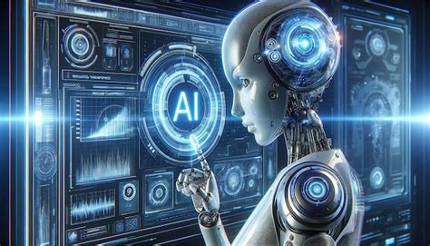 Premium Photo Ai Robot Hologram On Virtual Screen Artificial Intelligence And Machine Learning