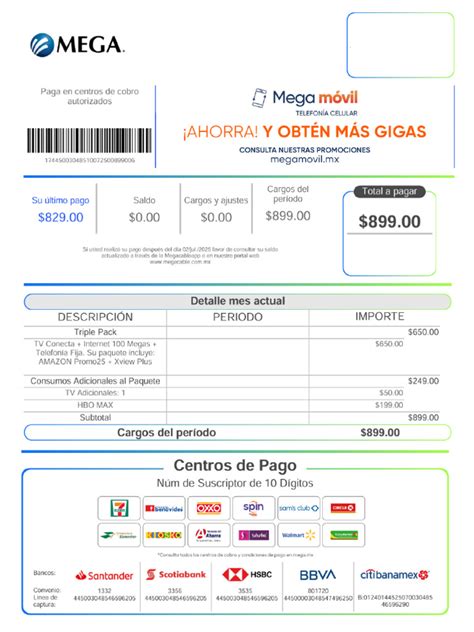 Estado De Cuenta Megacable Pdf