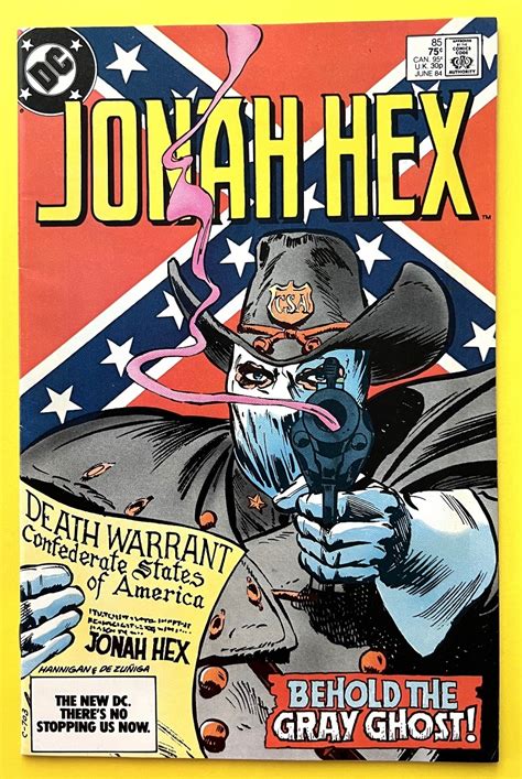 Jonah Hex 85 Gray Ghost Confederate Flag 1984 B4 Comic Books