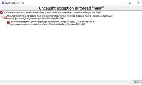 I Tried Loading Fabric With Few Mods But When I Tried Load Game This Notification Appeared And
