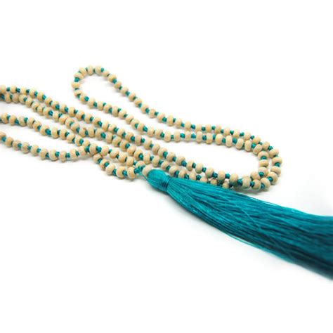 Tassel Necklace Turquoise Bungalow Room
