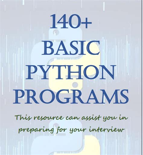 100 Python Programs