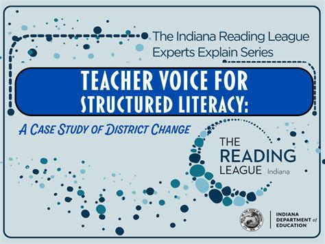 Learning Lab Teacher Voice For Structured Literacy A Case Study Of