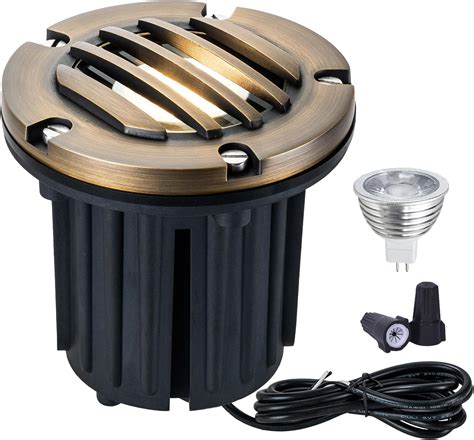LED Spot Lights Outdoor Landscape Lighting Well Lights Solid Brass In Ground Light With W