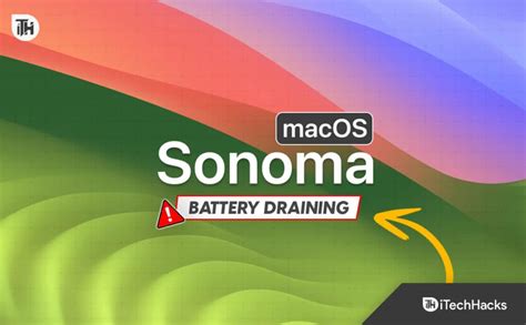 Top Ways To Fix MacOS Sonoma Battery Draining Fast Issues