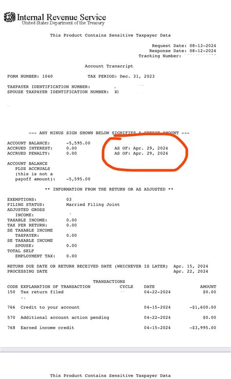 Tax Return Transcript Example Time Irs Can Collect Tax Internal