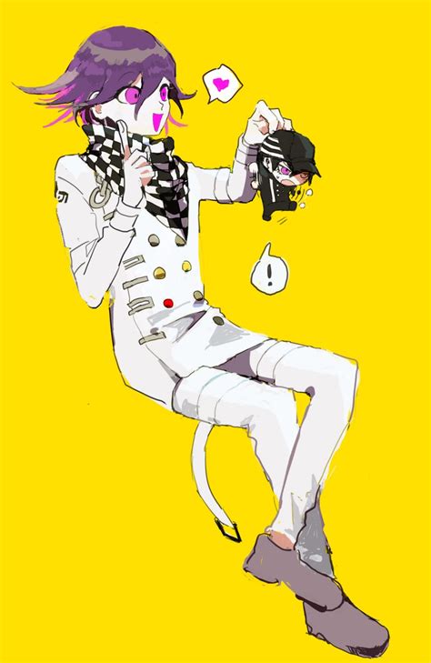 Ouma Kokichi And Saihara Shuuichi Danganronpa And More Drawn By Sho Yomogi Danbooru