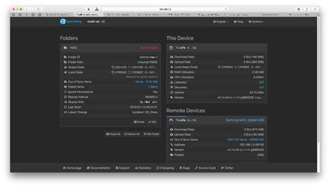 Shared Folder Out Of Sync And Other Issues Support Syncthing Community Forum