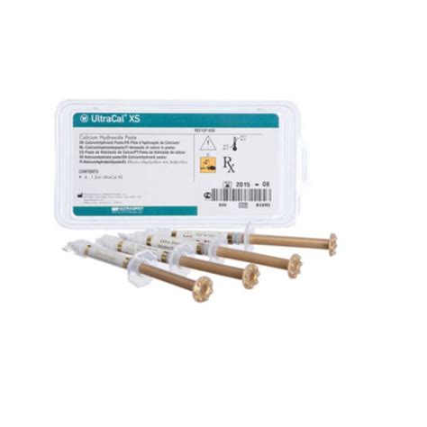 Ultracal® Xs Pasta Hidróxido De Calcio 4 Jgas 12 Ml Ultradent