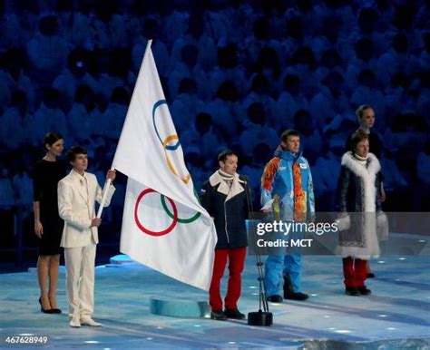 Athletes Take The Olympic Oath During The Opening Ceremony For The