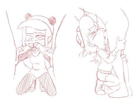 Rule 34 2girls Blowjob Chillypanda Clothed Cypherden Deepthroat