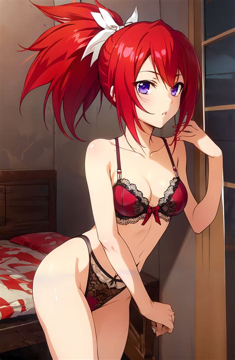 Rule 34 Ai Generated Bleach Bright Hair Female Ichika Abarai Lingerie