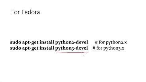 Fatal Error Pythonh No Such File Or Directory Youtube