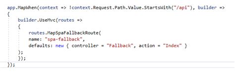 asp core 3 migration spafallbackroute with mapwhen r dotnet