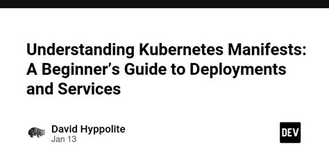 Understanding Kubernetes Manifests A Beginners Guide To Deployments And Services Dev Community