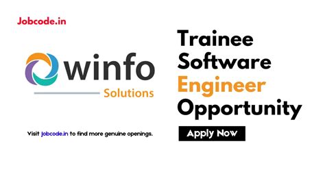 Trainee Software Engineer Job Opening Freshers Welcome Jobcode