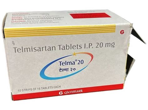 20 Mg Telmisartan Tablet At ₹ 650 Box Telmisartan Antihypertensive Drug In Amalapuram Id