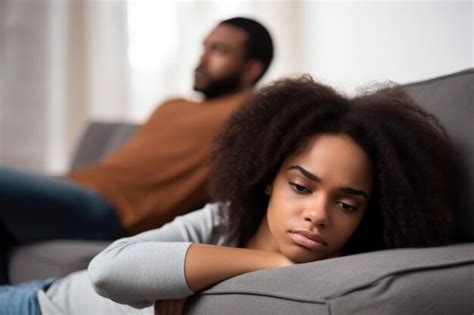 Premium Photo Cropped Shot Of An Unhappy Young Woman Sitting On Her