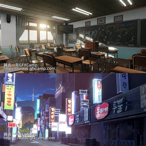 Coloso Blender三维卡通动漫日漫场景贴图渲染综合教程 中文 英文字幕 龋齿一号gfxcamp