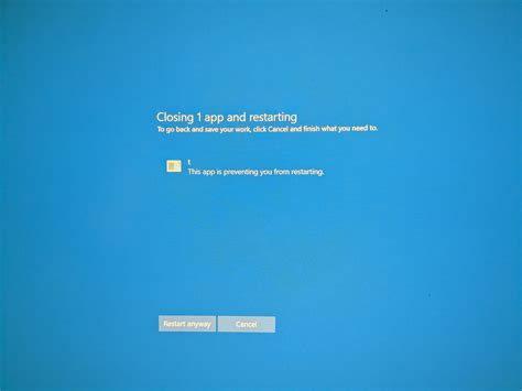 Wtf Is T And Why Does It Prevent Me From Restarting Rwindows10