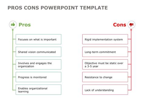 Pros And Cons PowerPoint Google Slides Templates