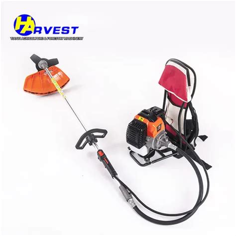 Hot 52cc Backpack Gasoline Grass Trimmer Garden Tool Grass Knapsack Gas Brush Cutter Brush