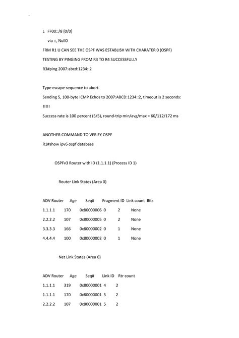 Configure Ospf V3 Single Areaa Pdf Free Download