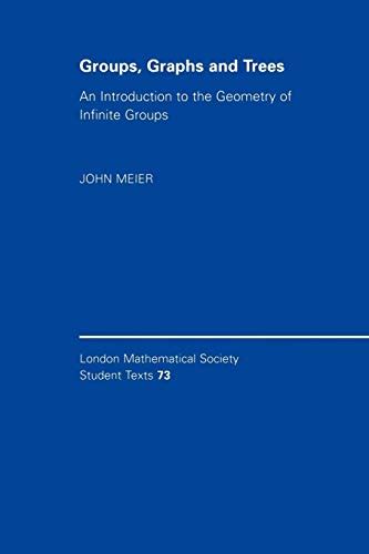 Groups Graphs And Trees An Introduction To The Geometry Of Infinite Groups Paperback By John