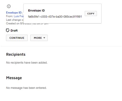 Docusignapi Envelope Created As Draft Stack Overflow