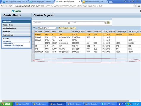 How To Get Horizontal Scrolling For Table In Webdy SAP Community